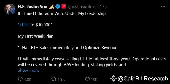 Justin Sun Reveals 4 Ideas to Revive Ethereum to 10,000 USD | CafeBit ...