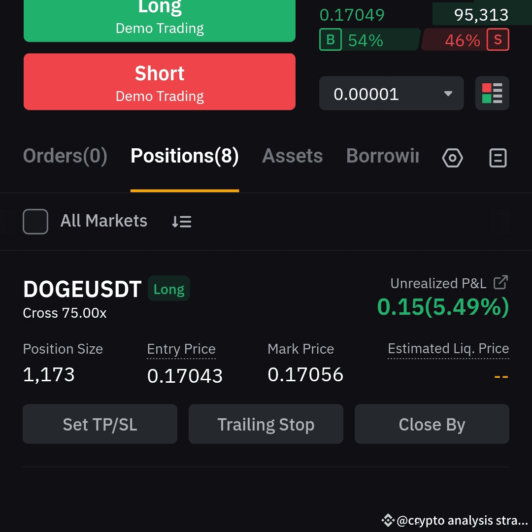 $DOGE /Usdt Long Entry ‎🚀 Entry: $0.17 ‎💰 Current Price: | Crypto Is Lifeline on Binance Square