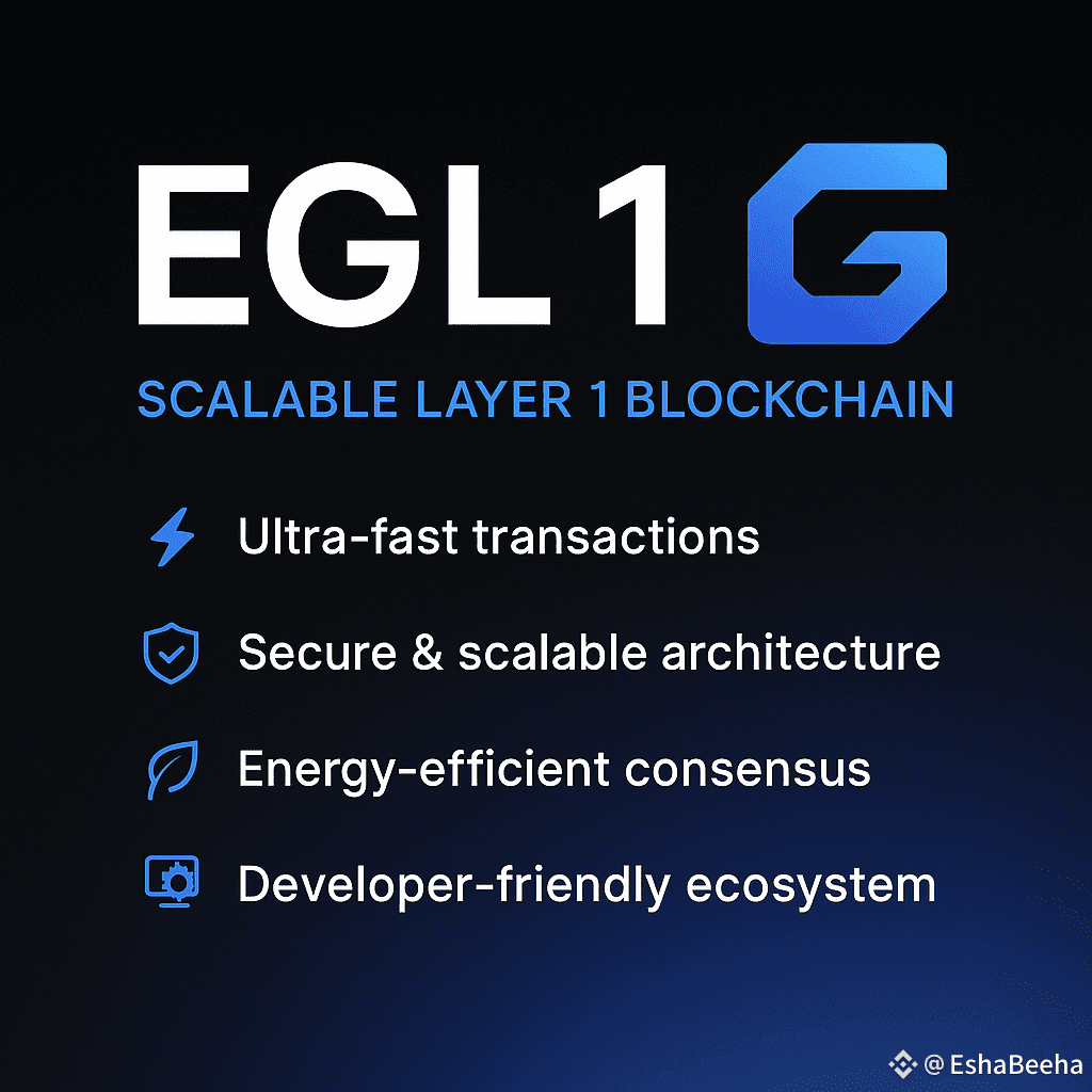 $EGL1 🔥 EGL 1 – The Future of Scalable Layer 1 | EshaBeeha on Binance ...