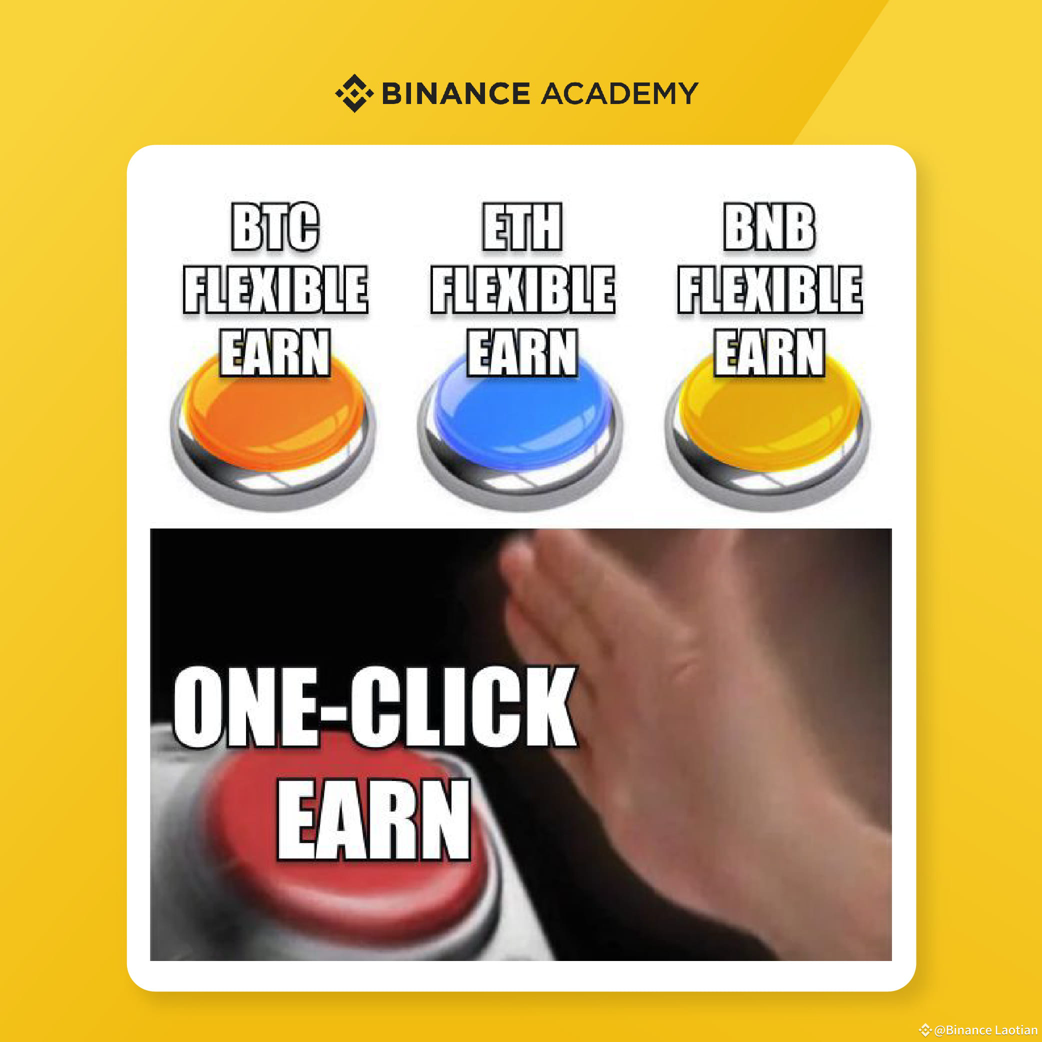Click Once or Click All! 👆 One-Click Earn helps you manage | Binance ...