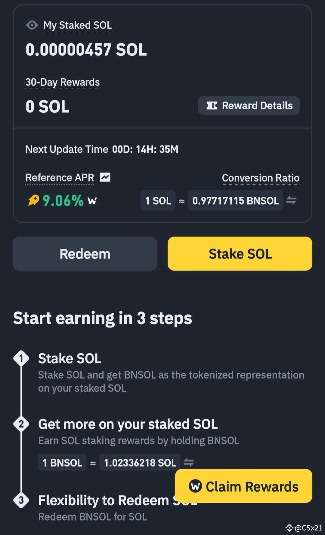 Stake $SOL Redeem $WOO 🚀🚀🚀 You can earn extra income from | CSx21 on ...