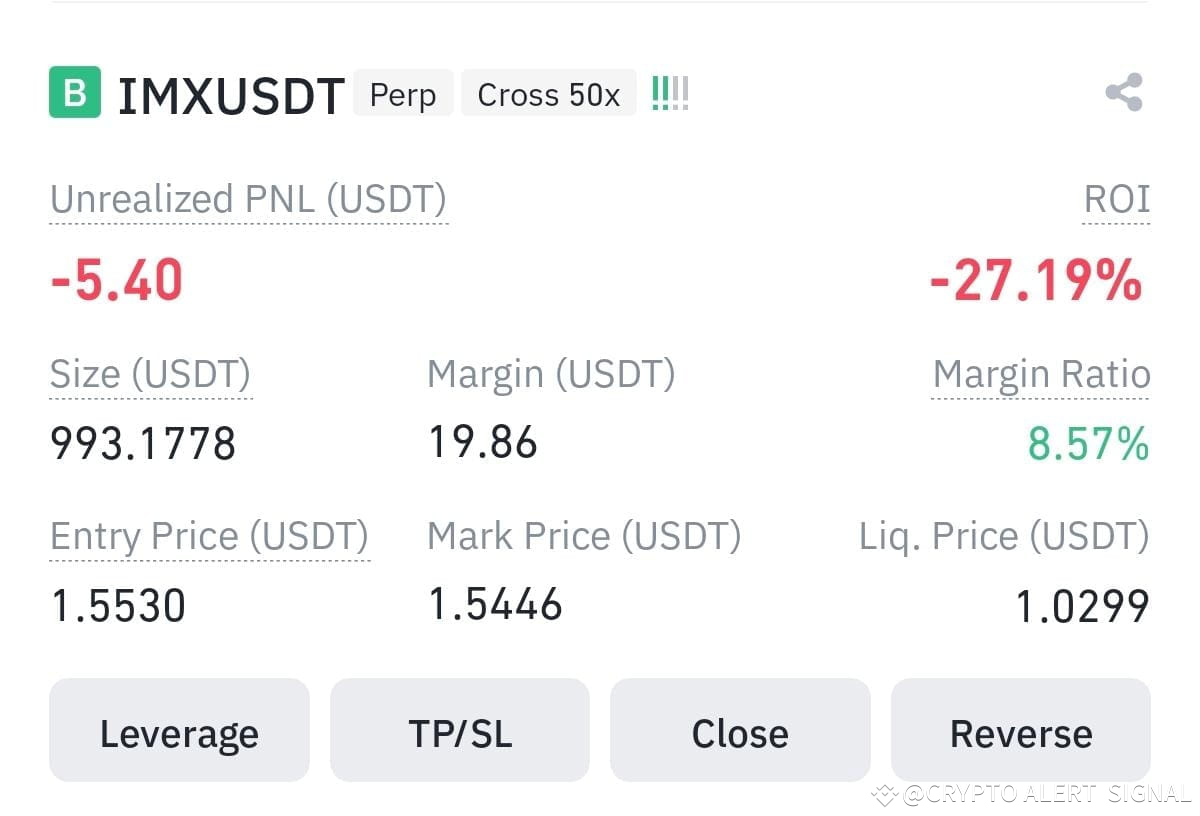 IMX USDT LONG | Square-Creator-7f5de79cd on Binance Square