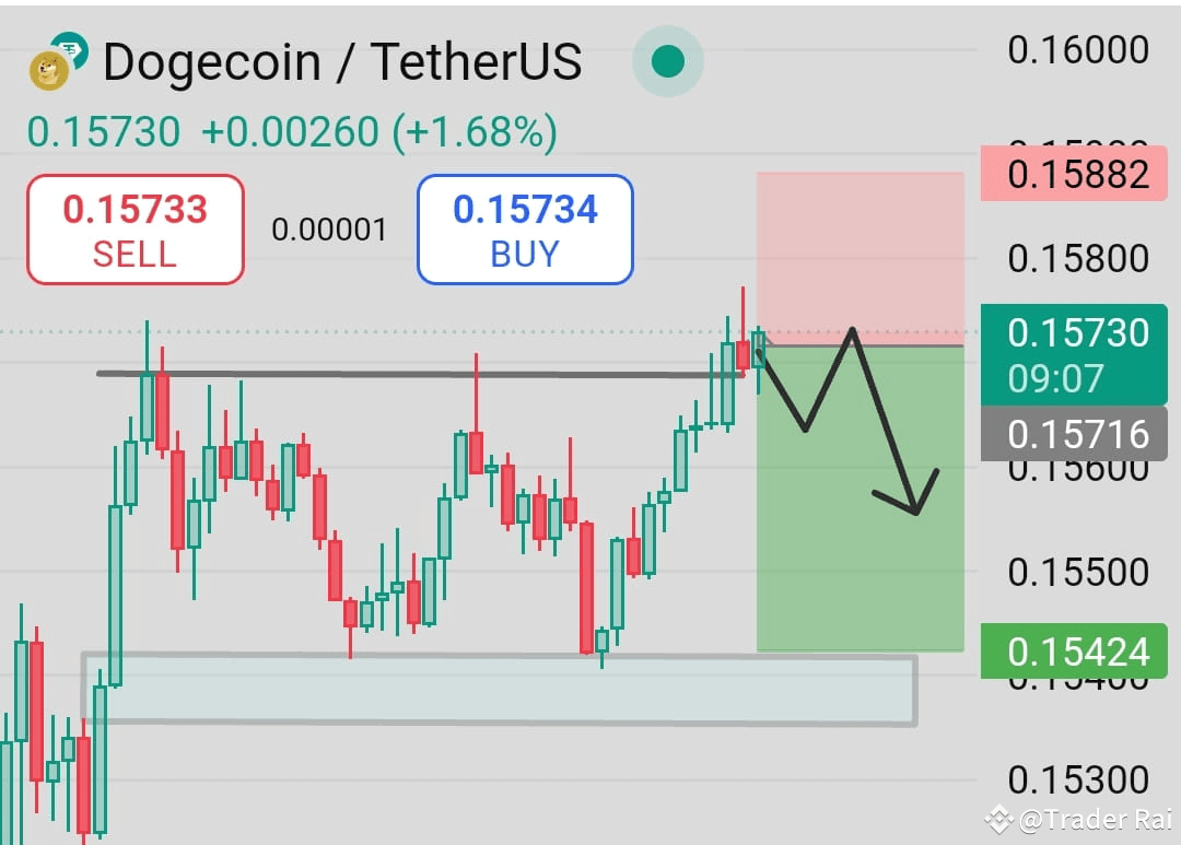 $DOGE Faces Major Rejection – Short Trade In Play! 🔻🐶 A | Trader Rai on ...