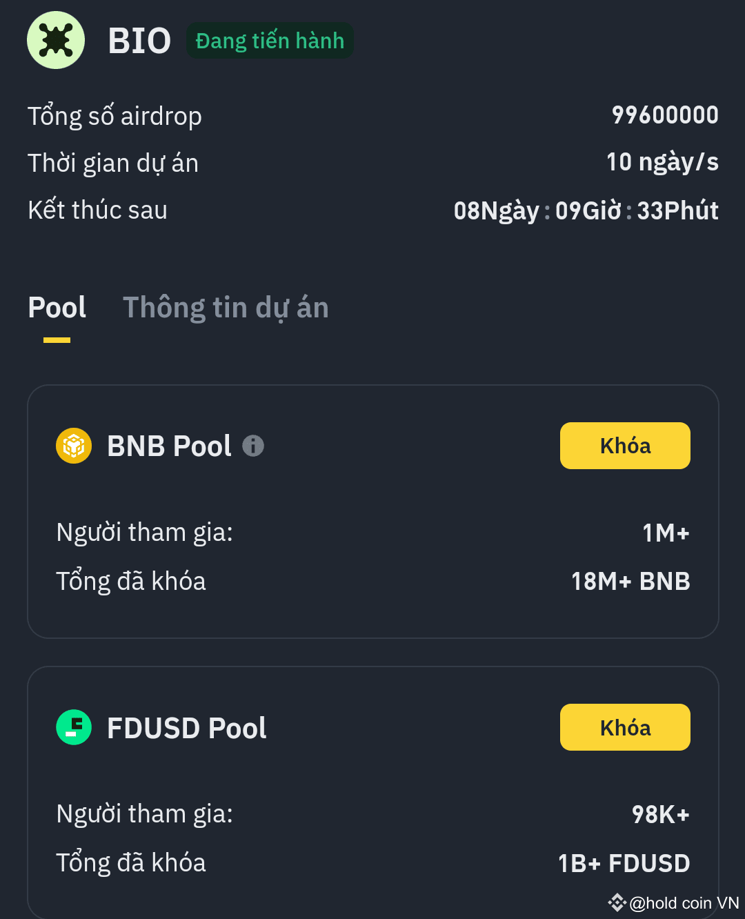 #BIO This new launchpool project from Binance is quite inte | hold coin ...