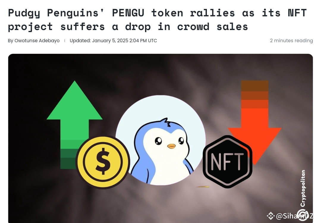 Pudgy Penguins' PENGU token rallies as its NFT project suff | SihamDZ ...
