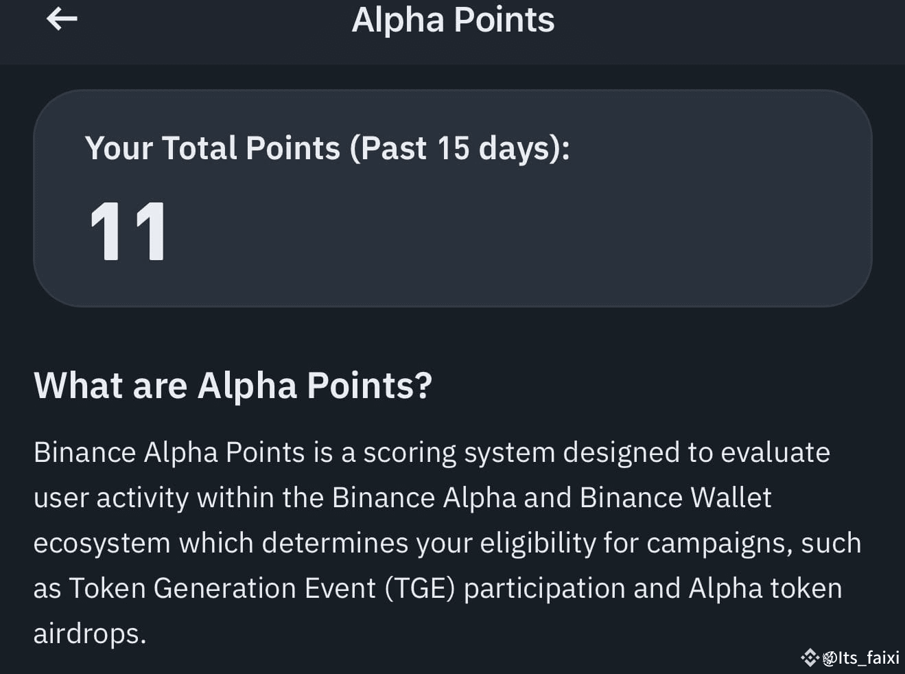 A Guide on Binance Alpha and how to get Alpha Points There' | Its_faixi on Binance Square