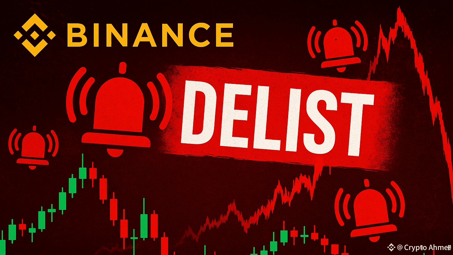 🩸🚨Bloody Delist Operation! Binance Says Goodbye to 5 Altcoins: Some Dropped by 40%, Some ...