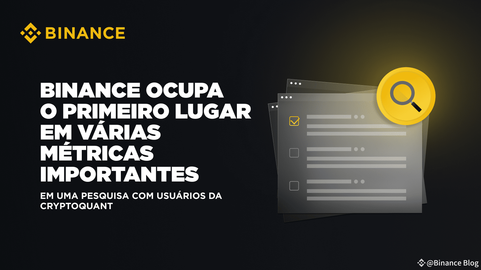 CryptoQuant: Binance Ranks First Across Several Key Metrics in Data Platform User Survey ...