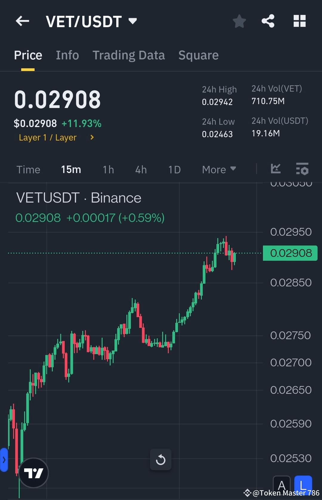 $VET /USDT – Breaking Out? Next Target $0.032+ Key Levels: | Token ...